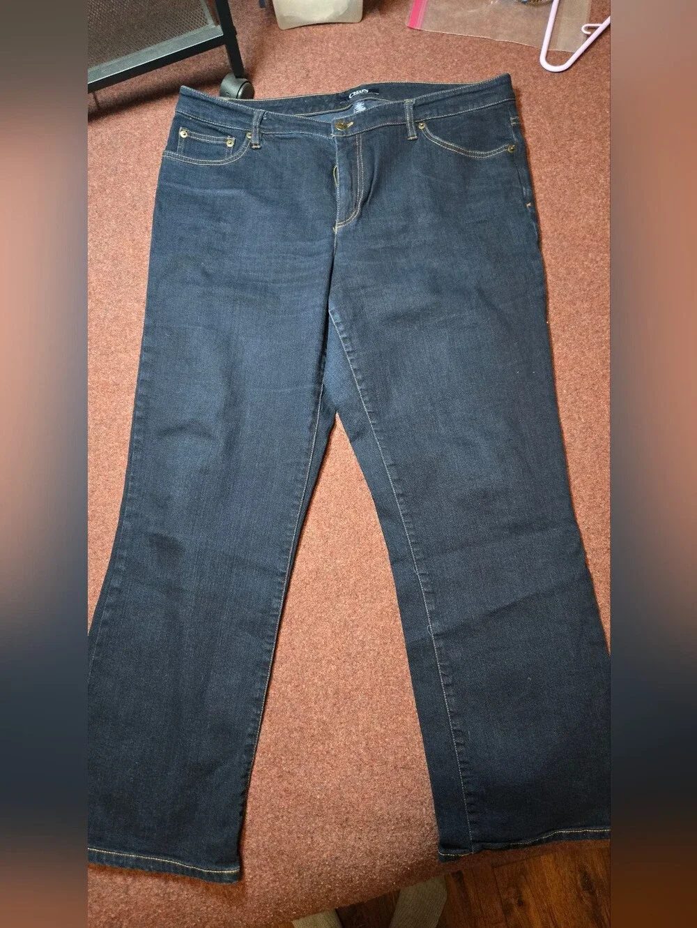Chaps | Jeans | Chaps Denim Straight Jeans Size 6 Dark Wash 28in Inseam ...